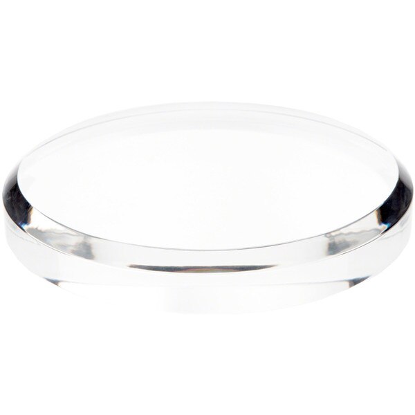 Plymor Clear Acrylic Beveled Round Display Base, 7