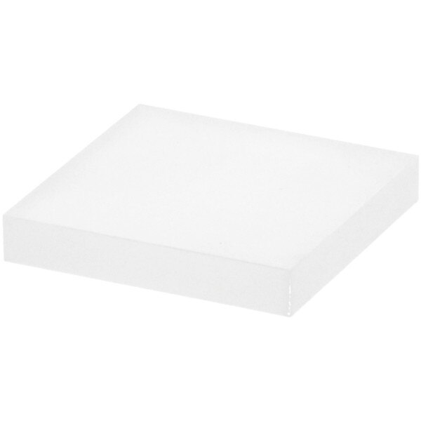 Plymor Frosted Square Acrylic Display Base, 2" W x 2" D x 0.375" H