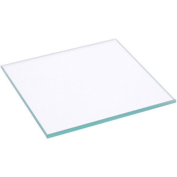 Plymor 3" Square, 3mm Thick Non-Beveled Clear Glass