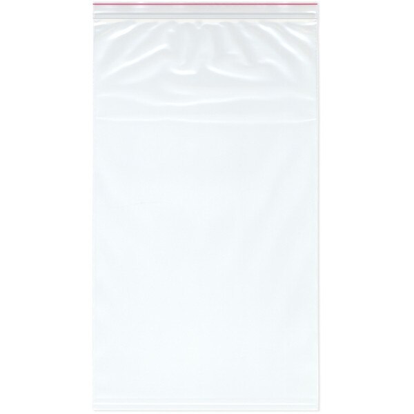 Minigrip Red Line 14" x 24" (Pack of 50), 4 Mil Heavy Duty Double ...